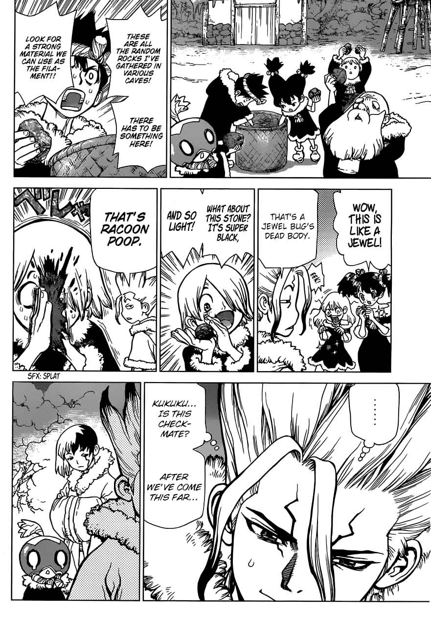 Dr. Stone Manga Chapter 54: Flickering Blue Jewel